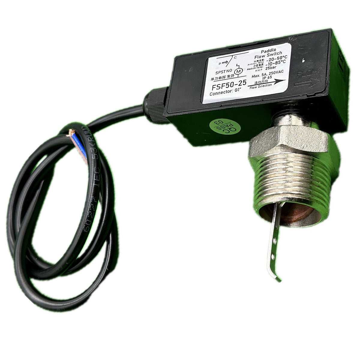 Stainless Paddle Flow Switch – MBTEK